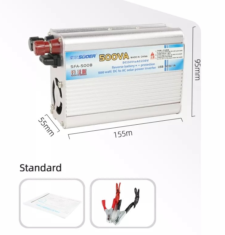 Máy kích điện chống ngược cực 24V 500VA