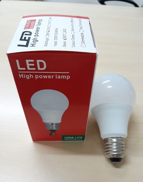 Bóng LED DC 12V 12W vỏ nhựa