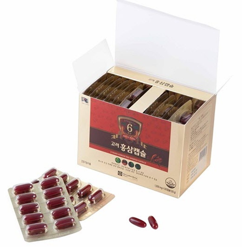Hồng sâm viên 6 năm tuổi Years Korean Red Ginseng Capsule Chong Kun Dang